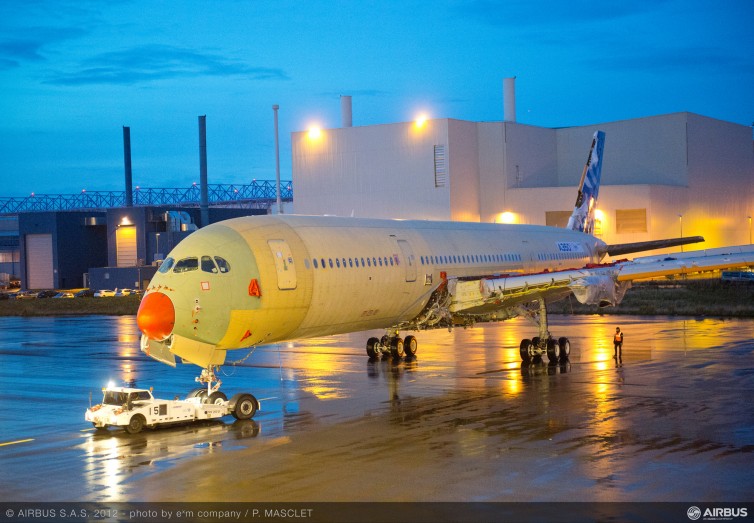 Updated: Photos of First Airbus A350 XWB That Will Fly Completes Main ...