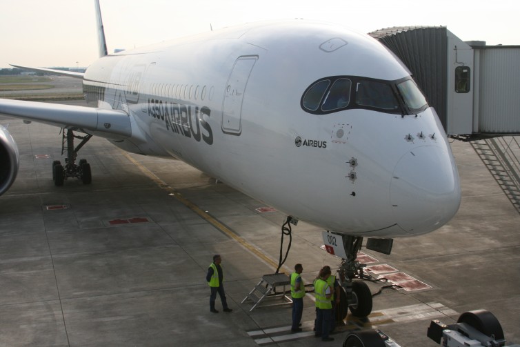 My First Flight on the Airbus A350 XWB - AirlineReporter : AirlineReporter
