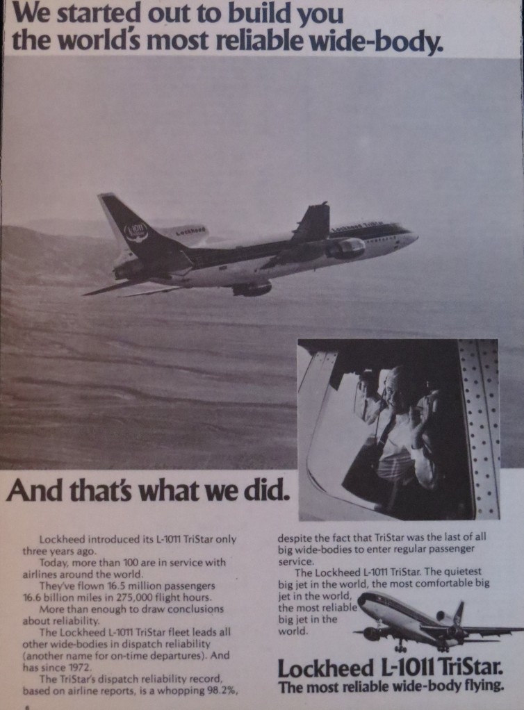 Requiem For a Trijet Masterpiece – The Lockheed L-1011 : AirlineReporter