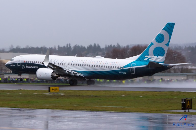 The Boeing 737 MAX Completes First Flight (and Landing) : AirlineReporter