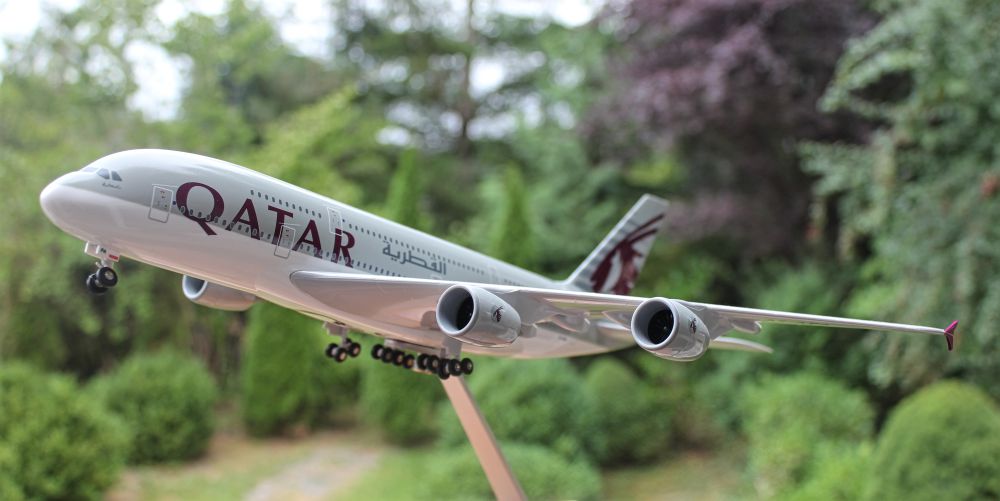 Win a Sweet Qatar Airways Airbus A380 Model! : AirlineReporter