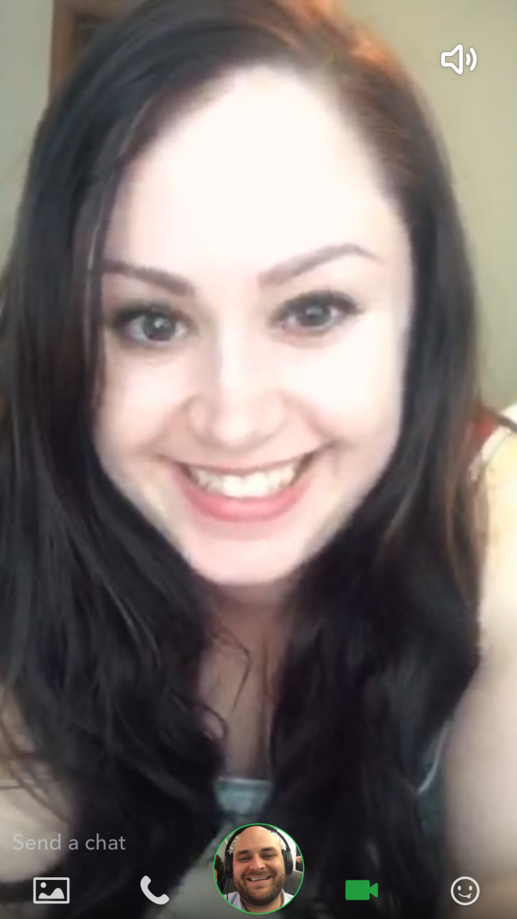 Video chat with AvGeek GF. Image- JL Johnson / AirlineReporter ...