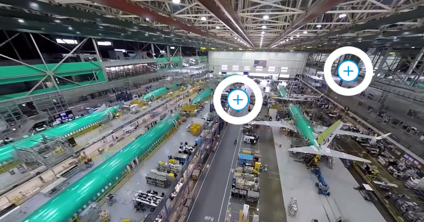 Take an Awesome 360 Degree Tour of the Boeing's 737 Factory ...