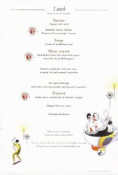 HX menu lunch : AirlineReporter