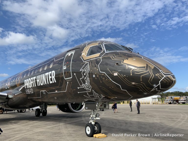 Flying the Embraer E195-E2 Tech Lion to Lunch with an Astronaut ...