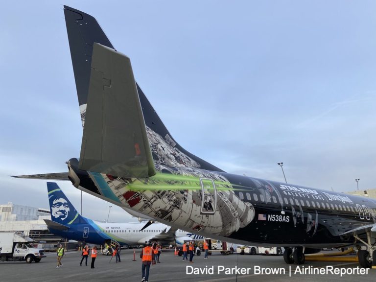 A Trekkie Reviews Alaska’s New Star Wars Livery : AirlineReporter