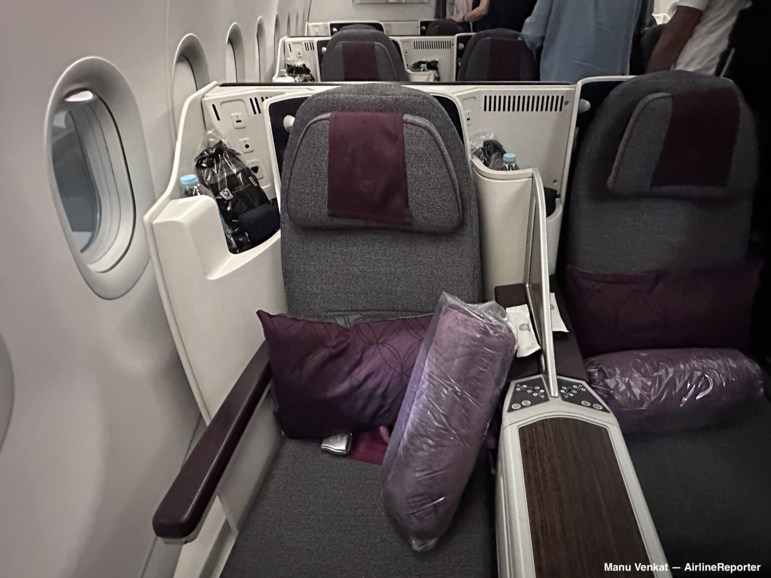 Qatar Airways A320 Business Class: Photo Report & Review : AirlineReporter