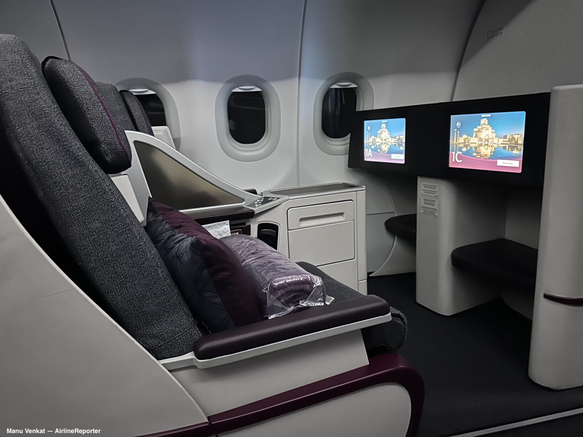 Qatar Airways A320 Business Class: Photo Report & Review : AirlineReporter