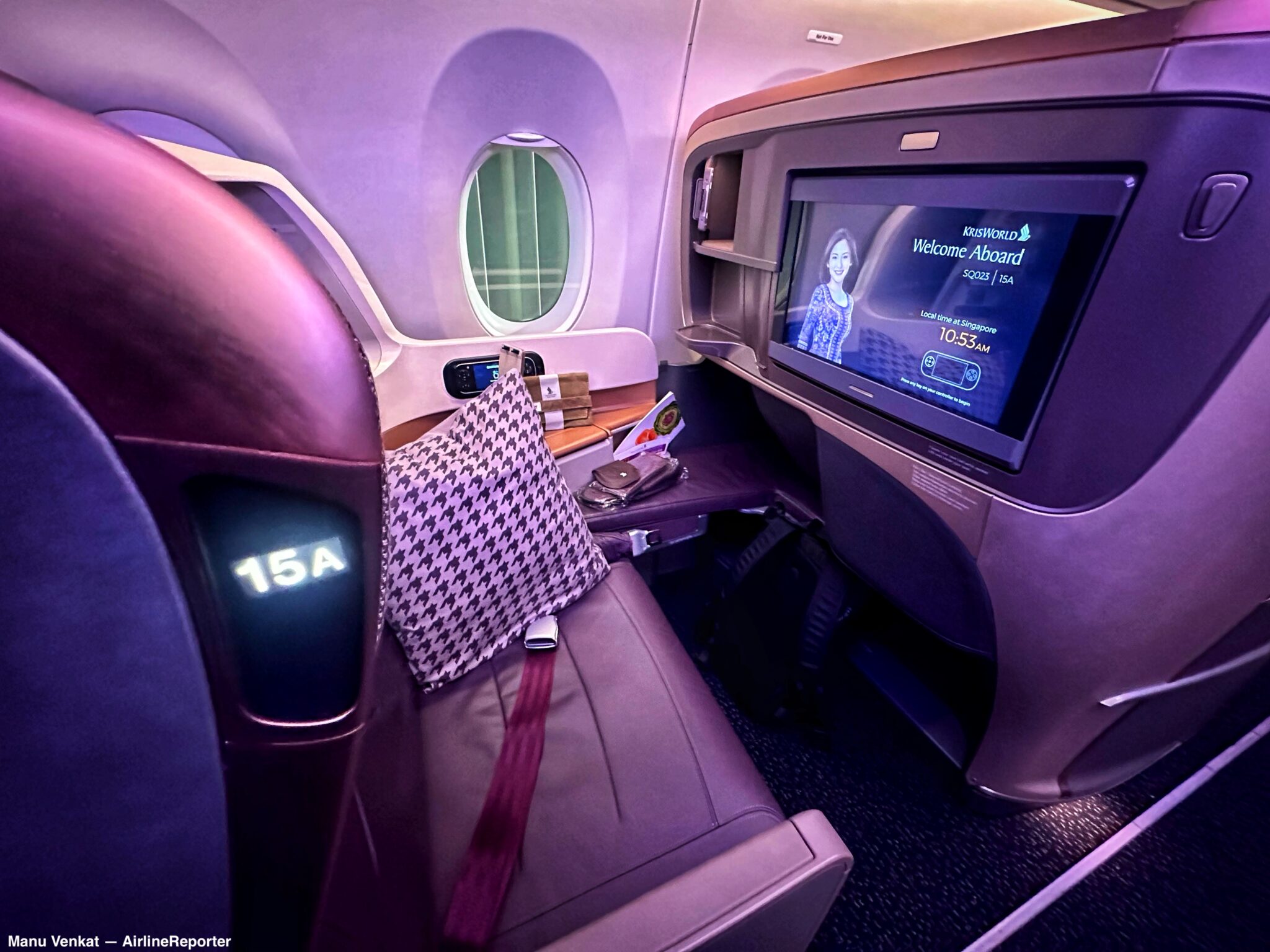 Singapore Airlines A350-900ULR Business Class: Time Flies on the World ...
